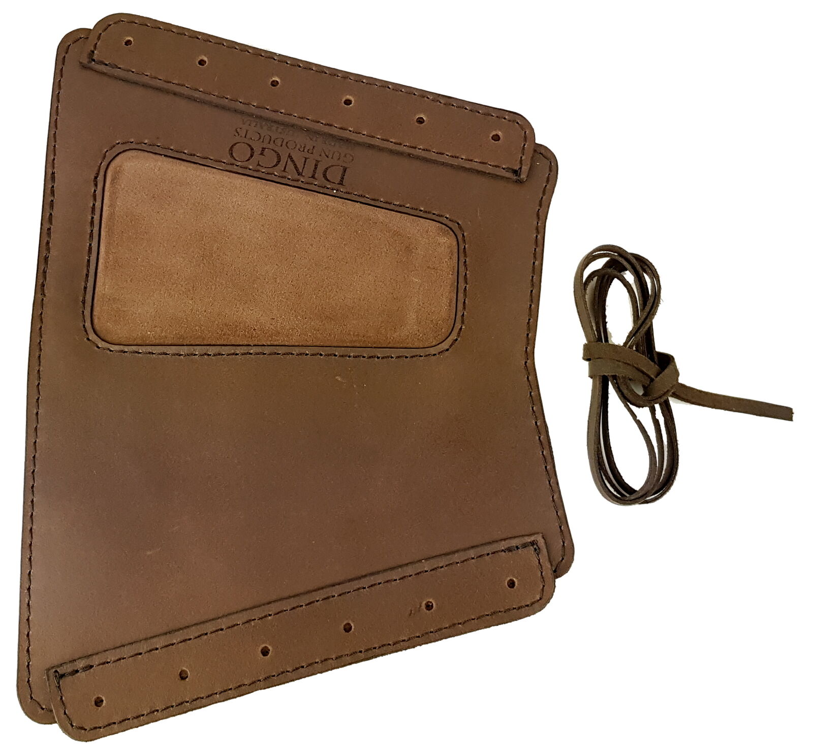 DINGO - LEATHER BUTT STOCK CHEEK PAD WITHOUT LOOPS - DINGO GUN PRODUCTS