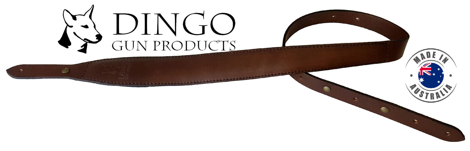 DINGO - LEATHER PADDED SUEDE COBRA SLING - DINGO GUN PRODUCTS